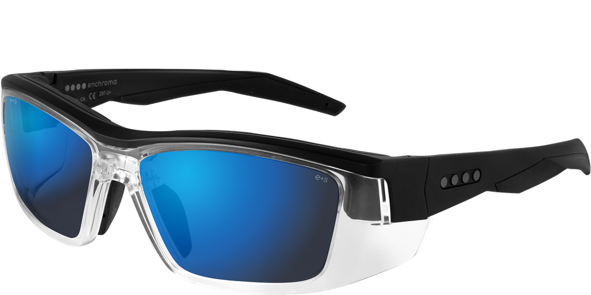 Martinez Cx3 Black & Clear Frame Glasses | EnChroma